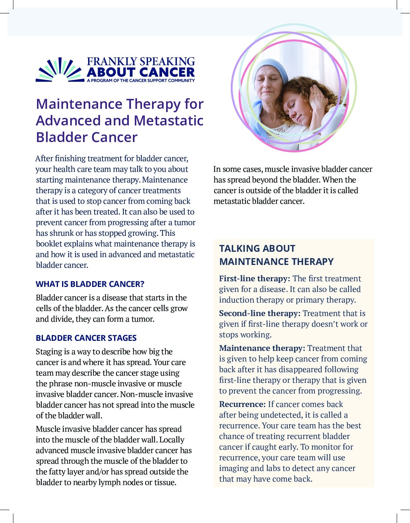 Bladder Cancer | Cancer Support Community