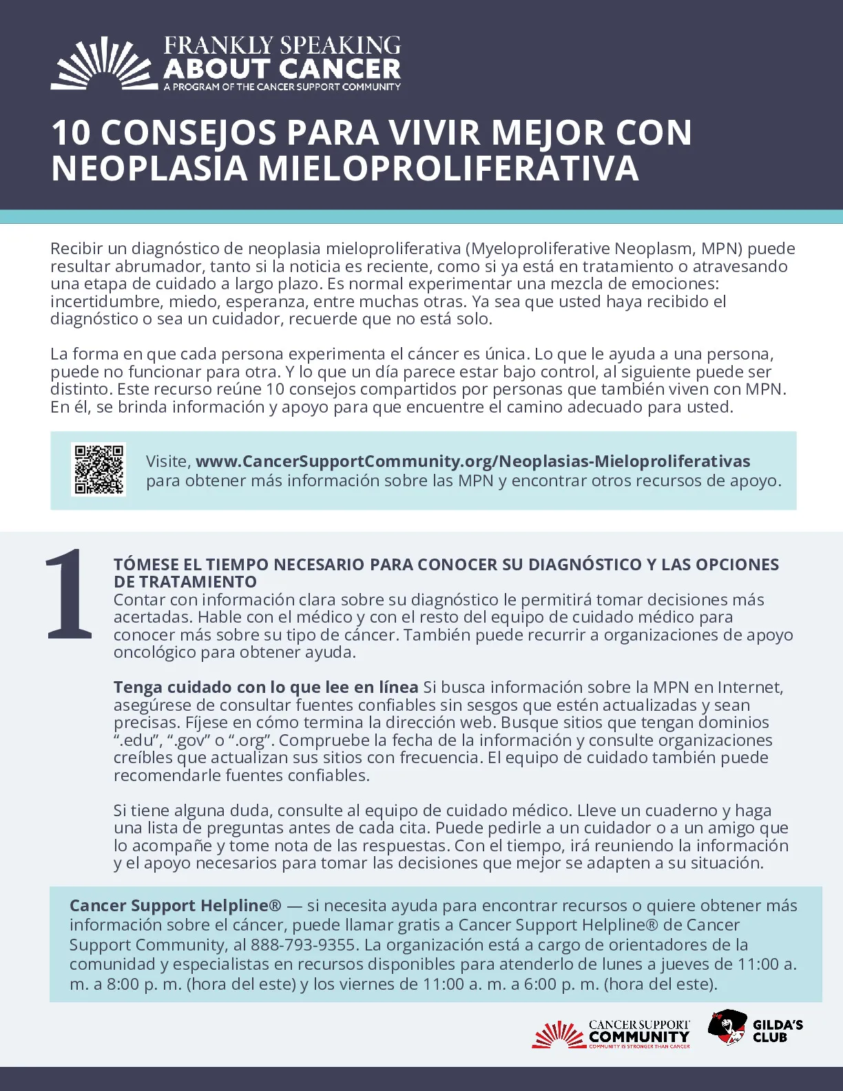 Neoplasias Mieloproliferativas (MPN) | Cancer Support Community