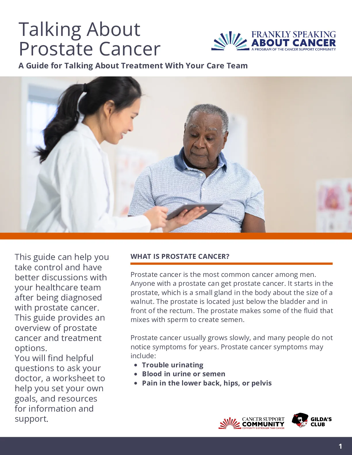 Prostate Cancer | Cancer Support Community